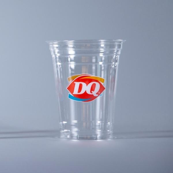 Quality Plastic-free Boba Coffee Drinking Biodegradable PLA Cup With Lid for Smoothie for sale