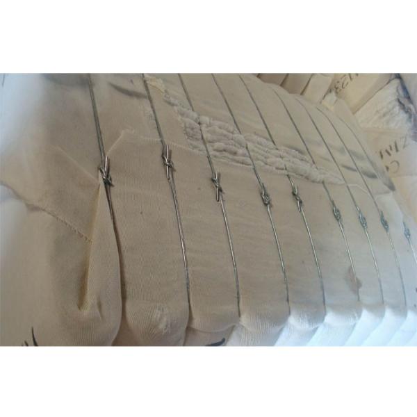 Quality 3.658mm Hot Dipped Galvanized Bale Ties Antirust Cotton Ginning for sale