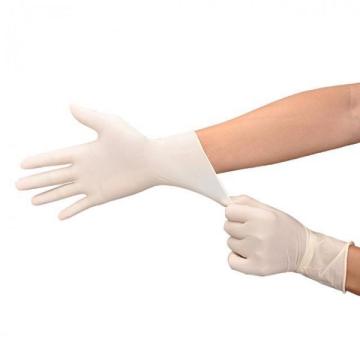 Quality 12X24CM Powder Free Disposable Medical Latex Gloves With All Certification for sale