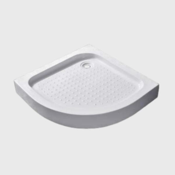 Quality OEM Acrylic Single Shower Corner Shower Base Rectangular Triangle For Bathroom for sale