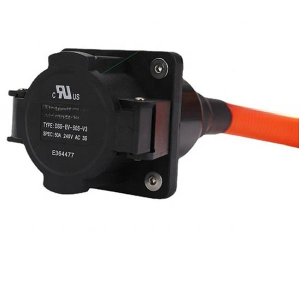 Quality Universal Type 2 EV Female Socket to Socket Adapter for Electric Vehicle Power for sale