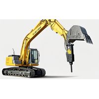 Quality High Output excavator crushing bucket Crushed Stone Bucket for sale