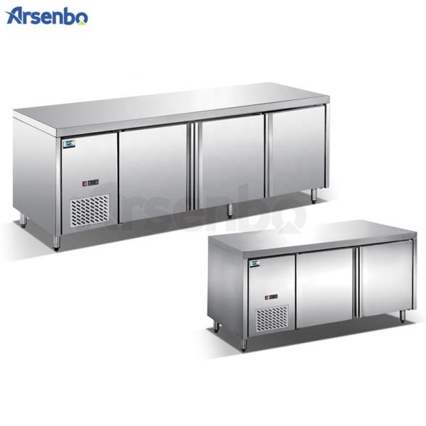 Quality SS304 Commercial Counter Fridge , Antiwear Restaurant Undercounter Refrigerator for sale