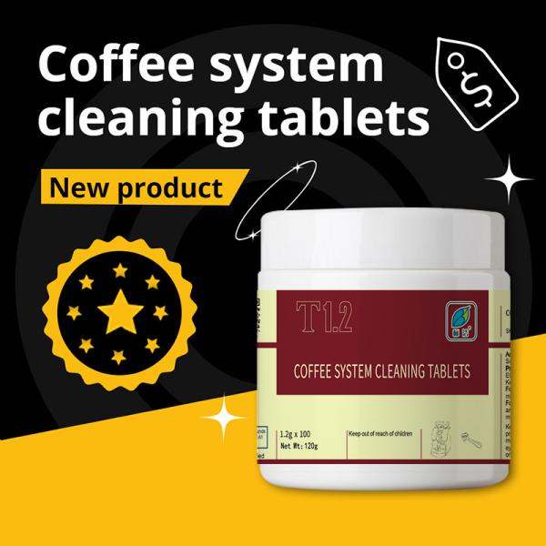 Quality Sustainable Coffee Cleaning Tablet Detergent to Remove Oils for Commercial for sale
