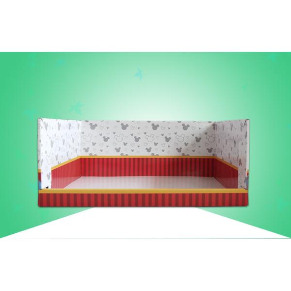 Quality Stackup Heavy Duty Cardboard Display Trays / PDQ Trays Under Disney Brand for for sale