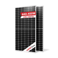 Quality 182mmx182mm Cell Size Longi Hi Mo 6 440w 445w 450W Mono Crystalline PV Solar for sale