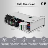 Quality Relay Integrated BMS 96V 100A 30S BMS with RS485 CAN Communication for sale