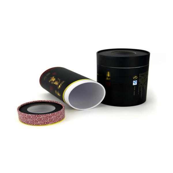 Quality Cardboard Paper Tube With The Window In The Lid for sale