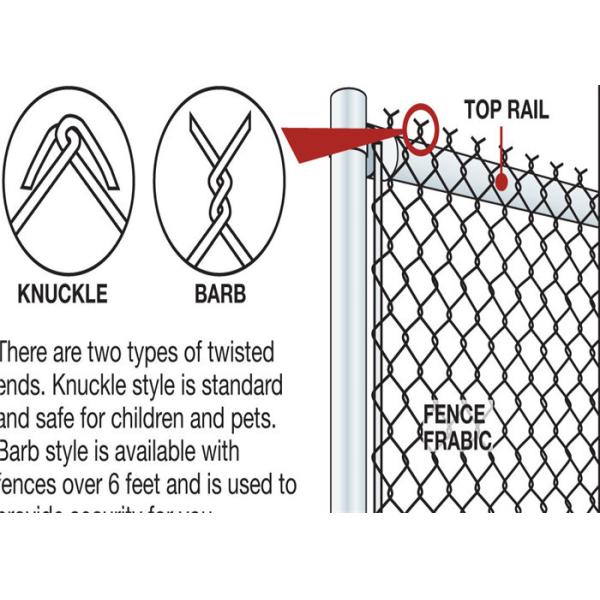 Quality Galvanized Steel Chain Link Fence Fabric , 4 Feet Height Chain Link Wire Mesh for sale