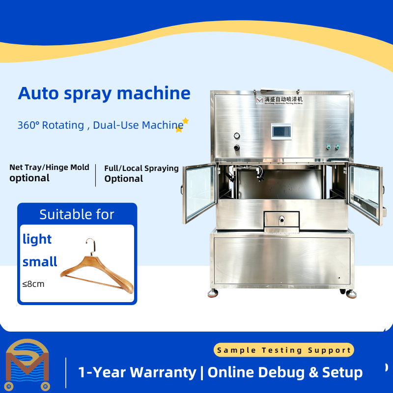Quality Automatic Spray Painting Machine, Coating Equipment for Wooden Hanger Spraying for sale