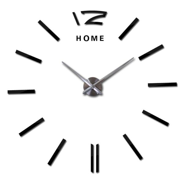 Quality DIY 3D Large Size Acrylic Wall Clock for sale