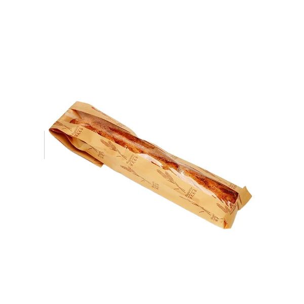 Quality Custom Disposable Kraft Paper Plastic Bread Bag Printing MOQ 50000 Pieces for sale