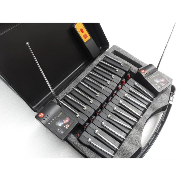 Quality 20cues / 10cues Remote Wireless Fire System Professional Stage Fountain for sale
