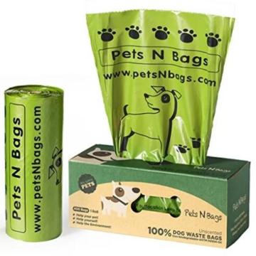 Quality SGS MSDS PLA Compostable Biodegradable Poop Bags for sale