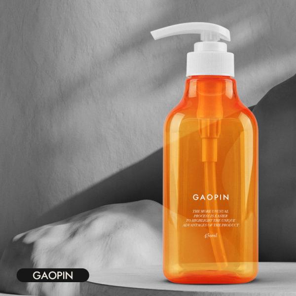 Quality 450ml PET Plastic Lotion Pump Bottle Packaging Hand Wash Liquid Shampoo for sale