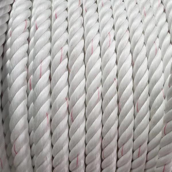 Quality Twisted PE Rope 100% Virgin Material PE Twisted 3 Strands Rope for sale