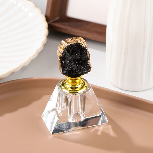 Quality Quartz Crystal Perfume Oil Bottle for sale