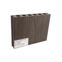 Quality Sanded WPC Hollow Decking Walnut Hollow Decking Boards Wood Grain for sale