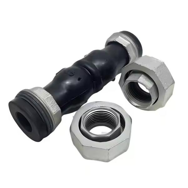 Quality ANSI Standard Compensator Screw Connector Flexible Combined Threaded EPDM Rubber for sale