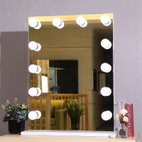 Quality Smart Tabletop Lighted Makeup Mirror High Brightness With Dimmable LED for sale
