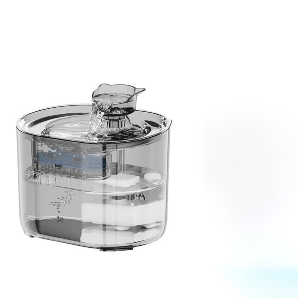 Quality Gravity Flow Design Electric Pet Water Fountain With Smart Sensor UV Sterilization for sale