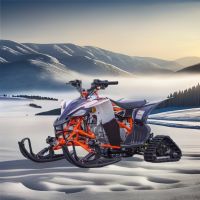 Quality 125CC Snowmobile Track Motorcycle with Electric Start Engine for sale