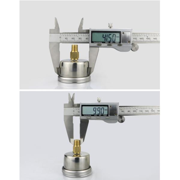 Quality Axial Manometer Pressure Gauge with High Accuracy and 2.5% Precision in Psi Bar for sale