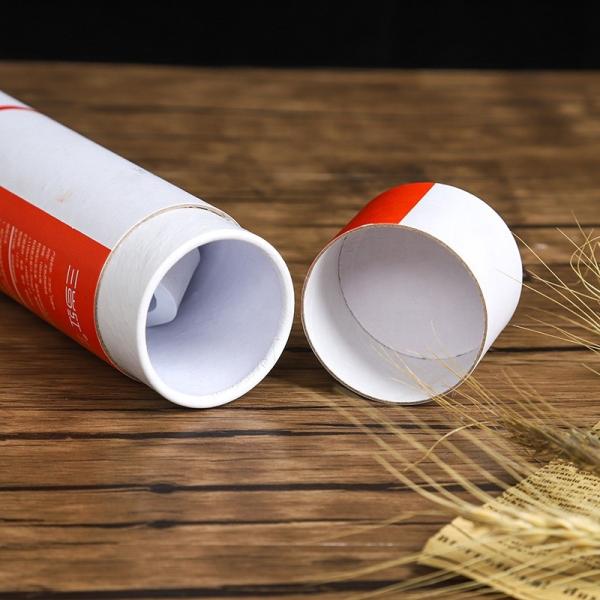 Quality Cylinder Composite Paper Tube Blister Inserted laminated Pantone Printing for sale