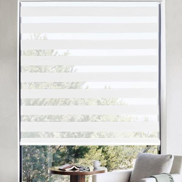 Quality Highly Customizable Polyester Zebra Blinds for Indoor House Heat Insulation for sale