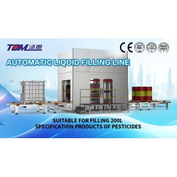 60-200KG Automatic Lubricant Oil Filling Machine 20 Drum / Hour