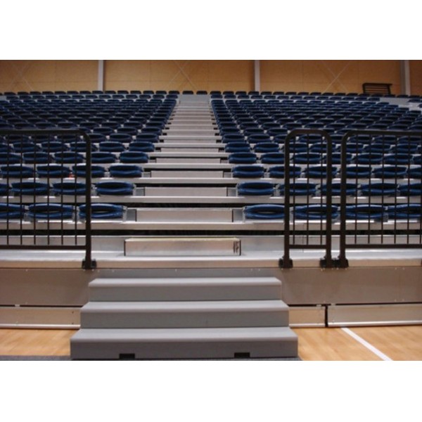 Quality Remotely Controlled Retractable Grandstands / Retractable Stadium Seating For Tennis Hall for sale