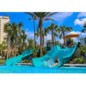 Quality Commercial Family Water Slide Raft Slide Equipment 1 Year Warranty for sale