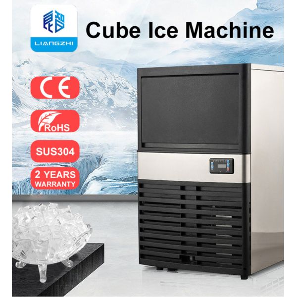 Quality LZ-120 Ice Cube Making Machine with 30kg Ice Storage 50kg/Day Output Taiwan's for sale