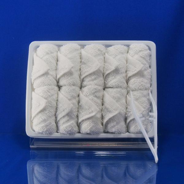 Quality Hemmed Sewing Woven Airline Towel Checker for sale