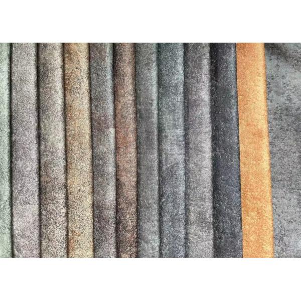 Quality Printed Pattern Suede Sofa Fabric Woven 100 Polyester Suede Fabric for sale