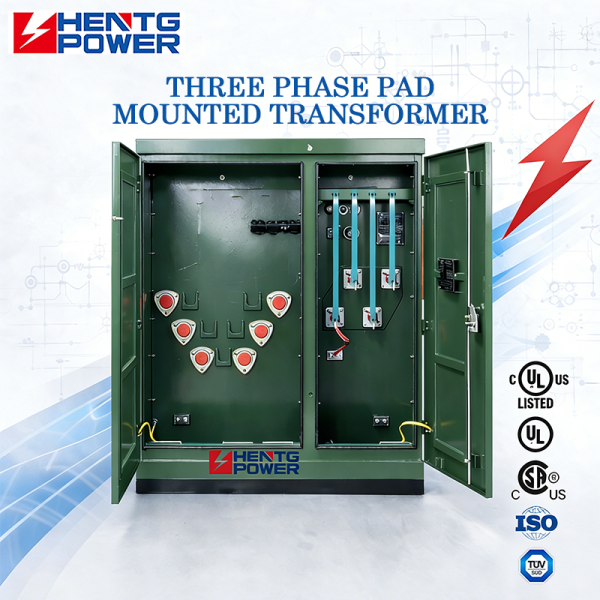 Quality 315 kVA Three-Phase Pad-Mounted Transformer 11kV/400V ANSI/IEEE Flip-Top for sale