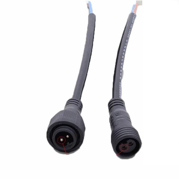 Quality PVC IP65 Waterproof Wire Harness  Male To Female Connector For Street Light for sale