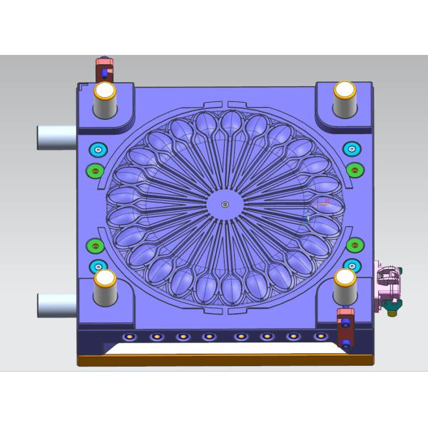 Quality High speed Disposable spoon Mould with Hot-Runner/cold runner For PP/PS 64cavity for sale