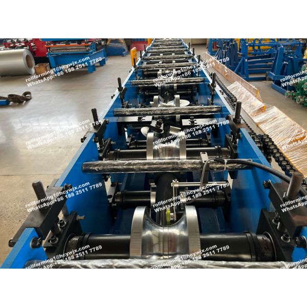 Quality Round Rainspout Roll Forming Machine For Rainwater Downpipe / Water Pipe for sale
