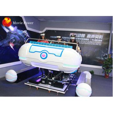 Quality Custom 6 Seat 12d Cinema 9d Virtual Reality Cinema Simulator With VR Glasses for sale