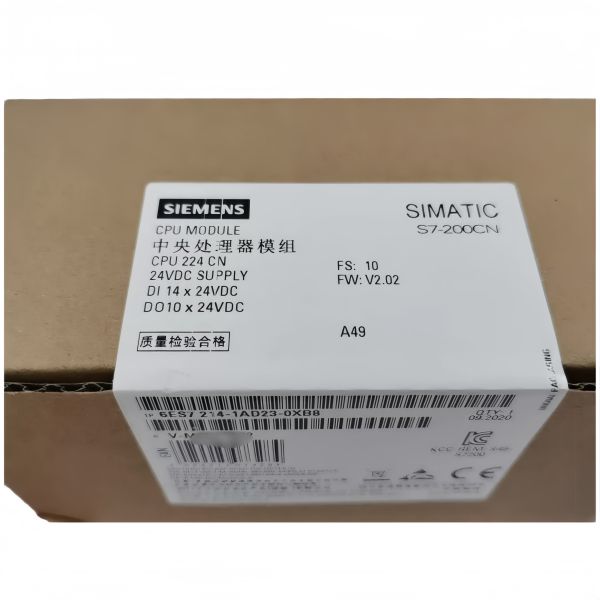 Quality SIEMENS SIMATIC S7-200 PLC 6ES7214-1AD23-0XB8 CPU 224 DC/DC/DC 14 Inputs/ 10 for sale