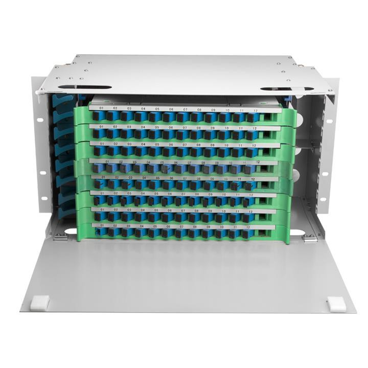 Quality ODF 19 Rack Patch Panel Sc Adapter Fc Patch Panel 6U 96 Core for sale