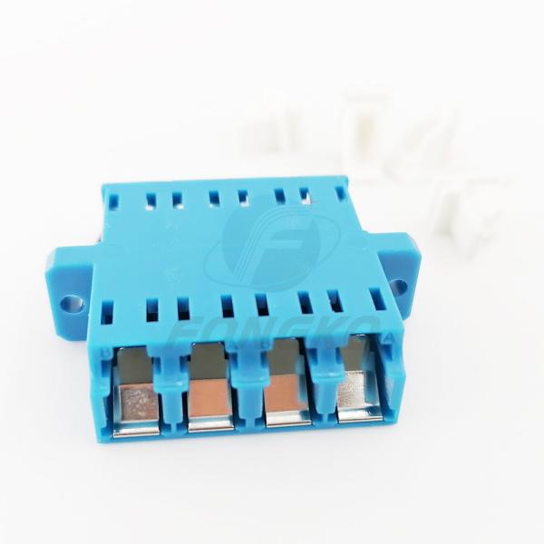 Quality 1550nm Singlemode Blue Fiber Optic UPC LC Connector Adapter for sale