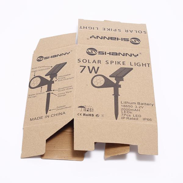 Quality Electronic Light 200g 250g Corrugated Paper Packaging Box For Shipping for sale