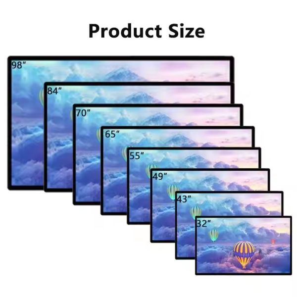 Quality CH Android Lcd Digital Signage 32 55 65 Inch Electronic Poster Advertising Smart Window Display Interactive Screen for Business for sale