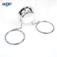 Quality Bathroom Stainless Steel Mounted Toothbrush Holders Silver Suction Cup for sale