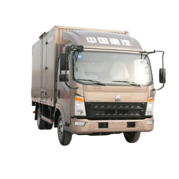 Quality SINOTRUK HOWO Lorry Truck 4X2 8Tons LHD 120HP Van Truck Logistics Transportation for sale