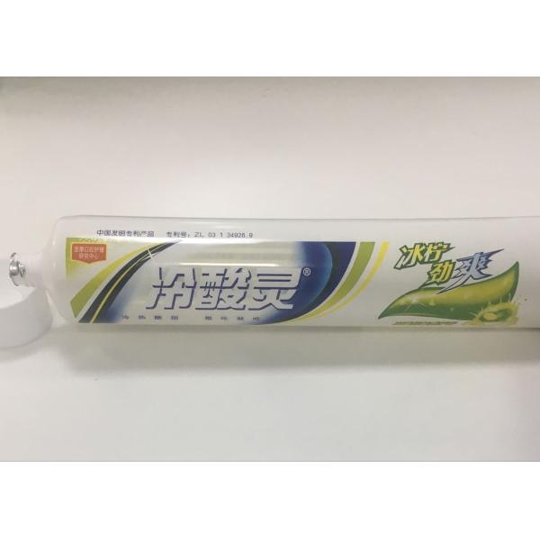 Quality Transparent Desensitizing Toothpaste 220g Plastic Squeeze Tubes for sale