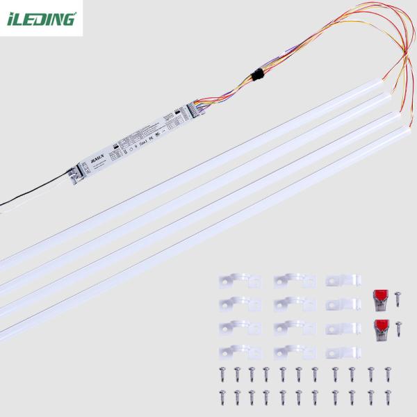 Quality Remote Control LED Linear retrofit Kit Extrusion Housing Channel with 4FT Length for sale