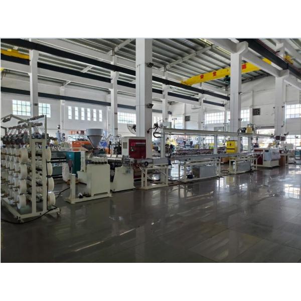 Quality Multiple Core Optical Fiber Cable Extrusion Machine , Messenger Fiber Optic for sale